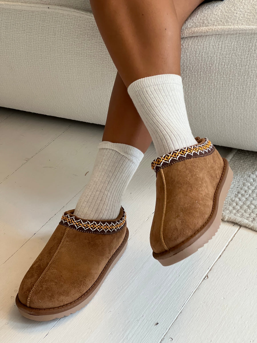 Juba bamsestøvle mini - Beige – Designbysi ApS